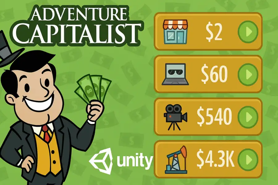 Adventure Capitalist | Addict Idle Clicker - SellUnitySourceCode