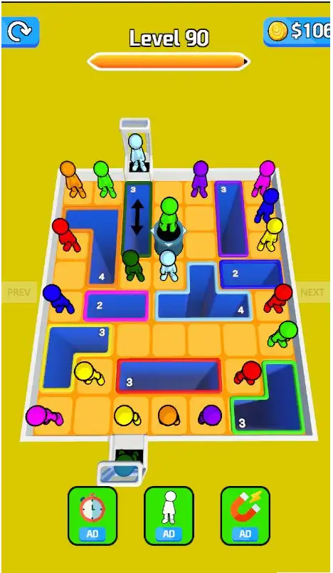 Drop People 3D Hole Puzzle Game Unity Source Code - SellUnitySourceCode