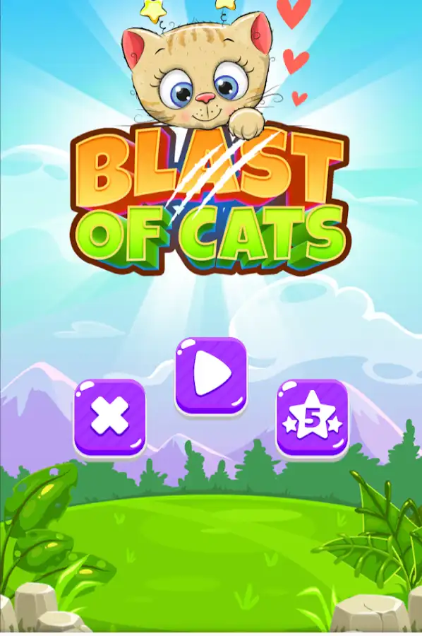 Blast of Cats | Match 3 Games - SellUnitySourceCode